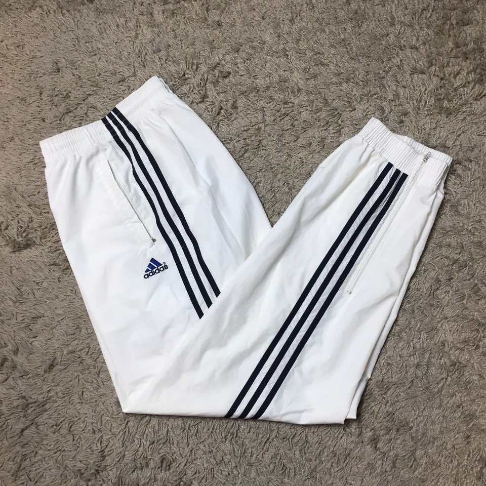 Xl 남여공용 아디다스 흰색 조거팬츠 헬로마켓
