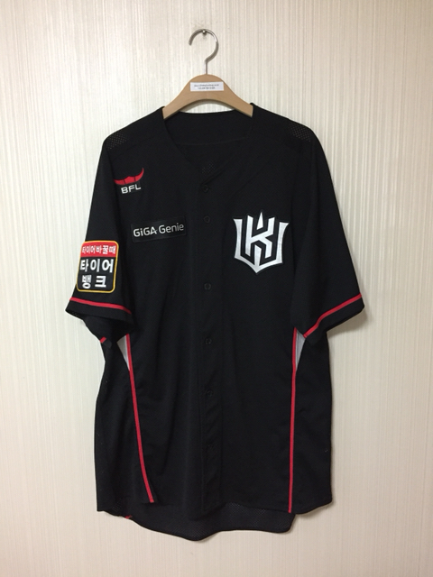 KBO KT위즈 선수실착 블랙원정 유니폼/져지 #36... | 헬로마켓