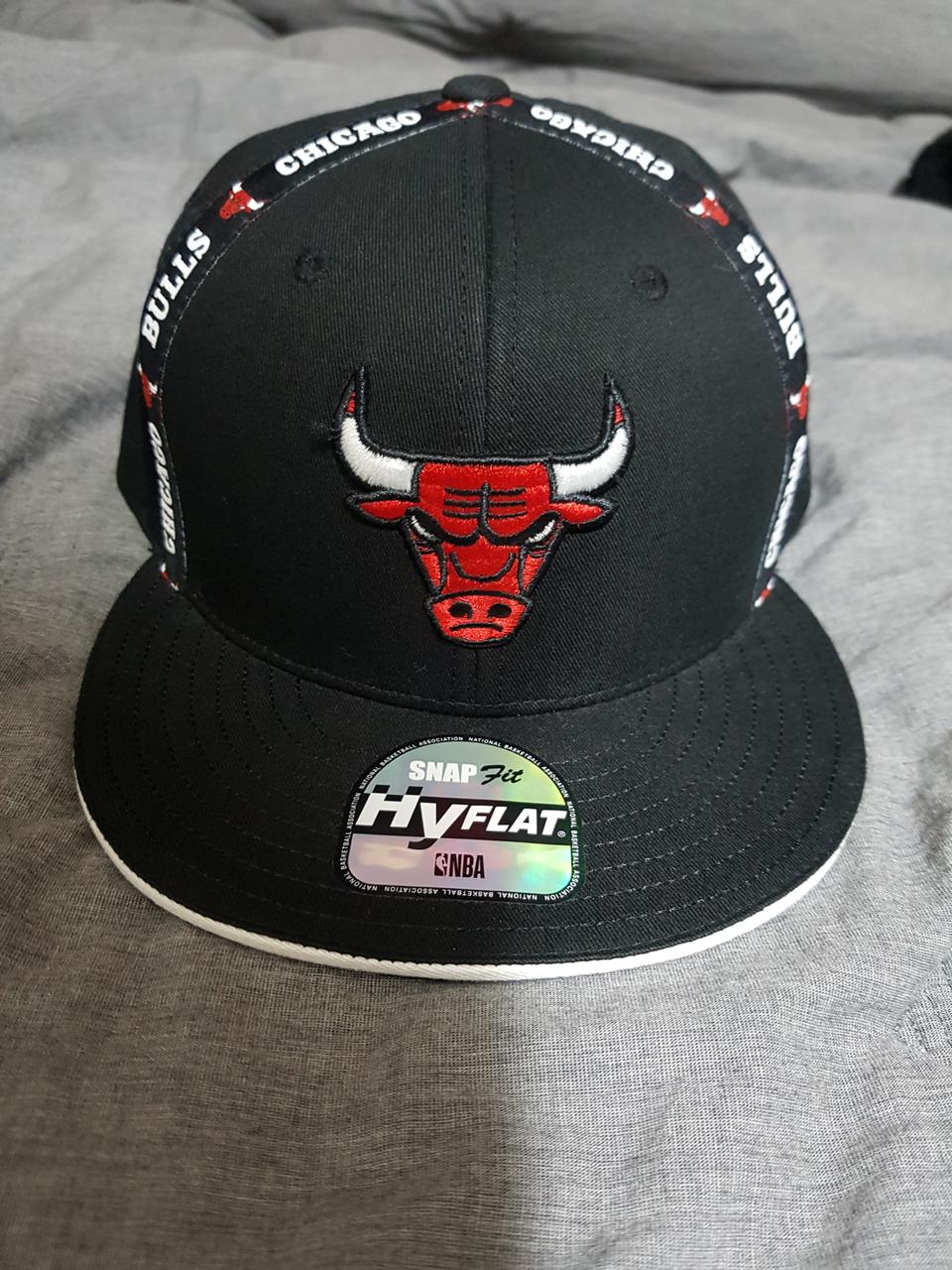 NBA시카고불스 팀로고 테이프 스냅백 | 헬로마켓