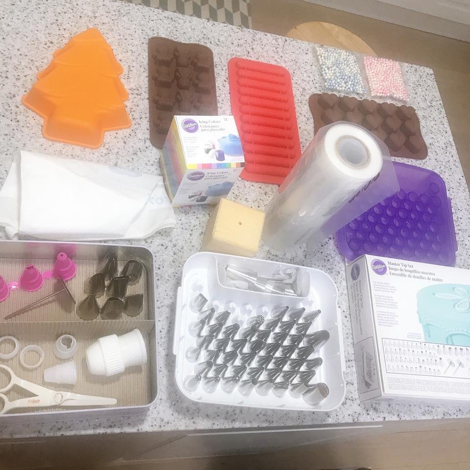 케이크 데코 데커레이션 플라워케이크 깍지 짤주머니 팁 세컨웨어헬로마켓