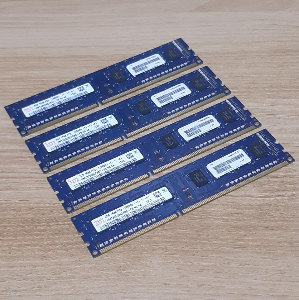 하이닉스 DDR3-12800U 4G 단면 램 4개 1세트 | 헬로마켓