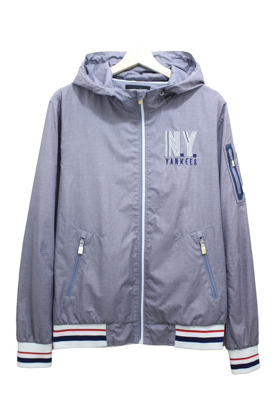 [100]MLB 뉴욕양키즈 빅로고 후드집업 바람막이 ... | 헬로마켓