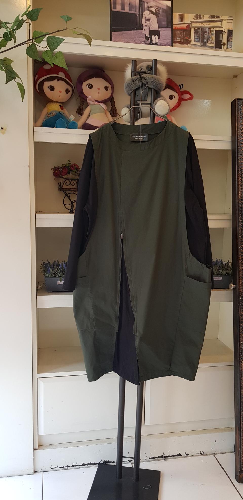 카키지퍼원피스 | 헬로마켓