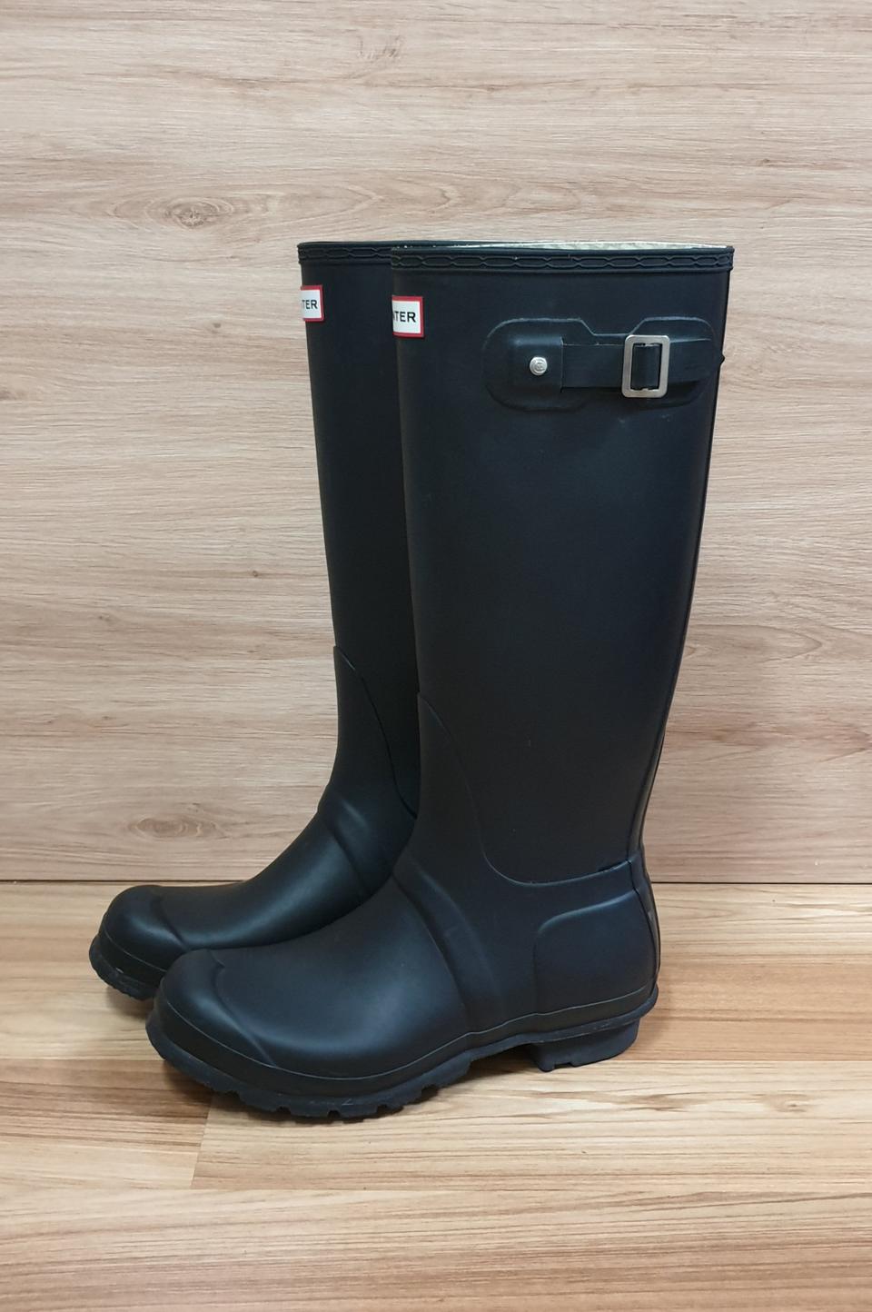 정품/ 헌터 레인부츠/무광ㆍ블랙/ 235~240/UK5 | 헬로마켓