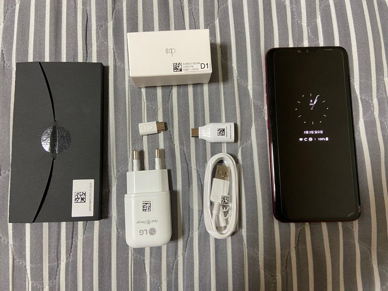 (SKT) LG-V40 128기가 풀세트(액정끝에만파... | 헬로마켓