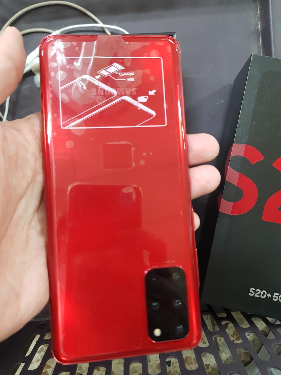 kt 갤럭시s20플 레드 미사용 판매합니다 풀박스 | 세컨웨어