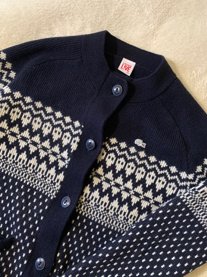 라코스테 라운드넥 가디건 | 헬로마켓