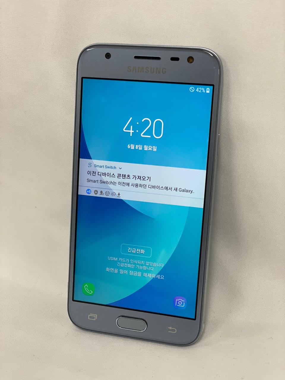 갤럭시 J3 2017 실버 16G | 세컨웨어(헬로마켓)