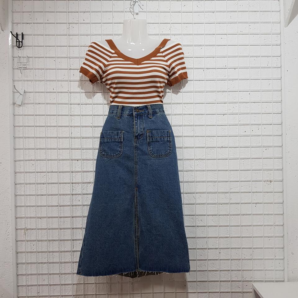 새상품 단가라티+청치마 트임세트 | 헬로마켓