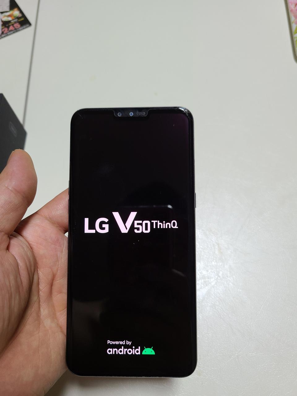 v50 128g 아스트로블랙 미개봉듀얼스크린포함 | 헬로마켓