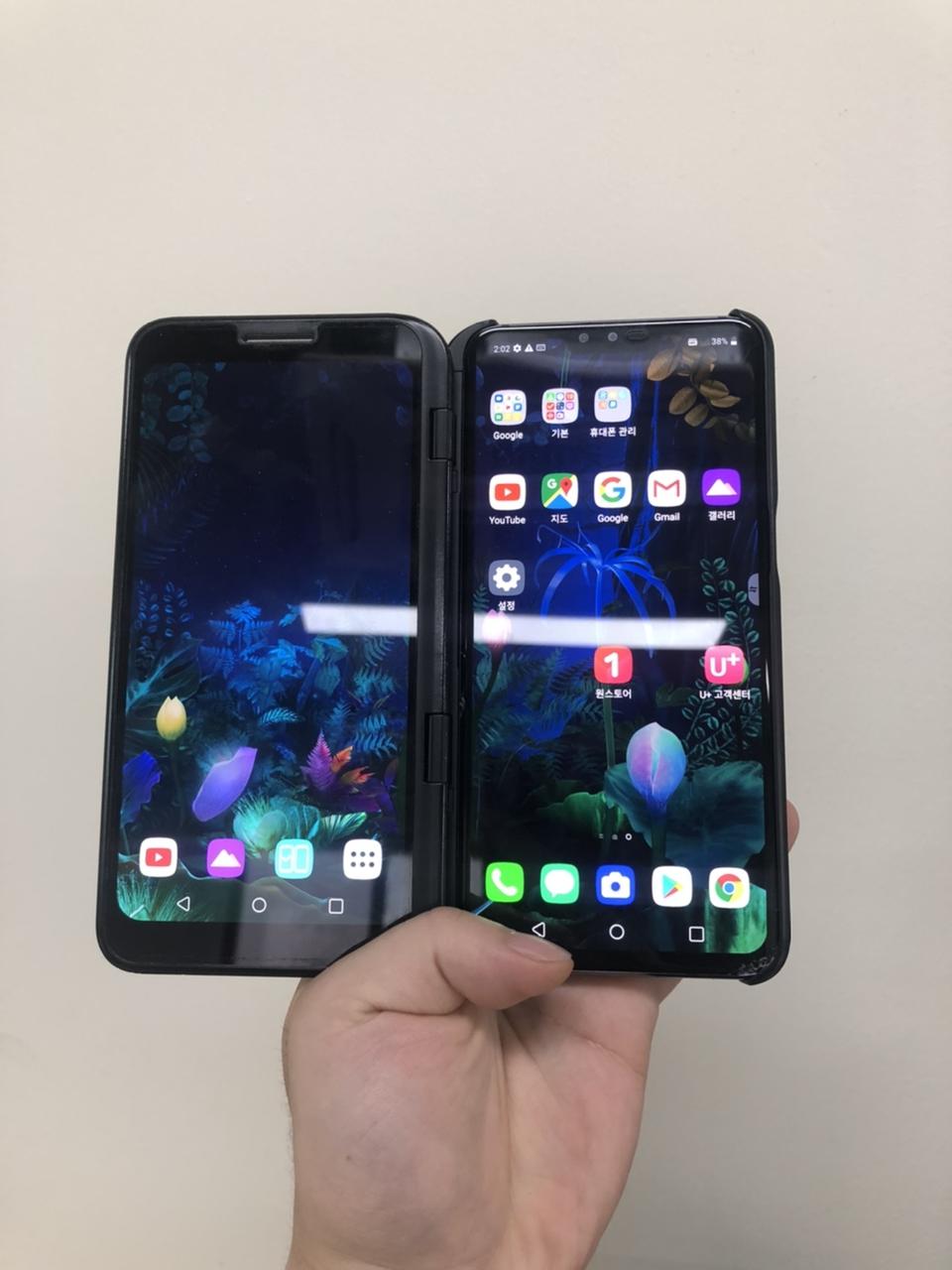 LG V50 블랙 128G 듀얼스크린 포함 정상해지 ... | 세컨웨어(헬로마켓)