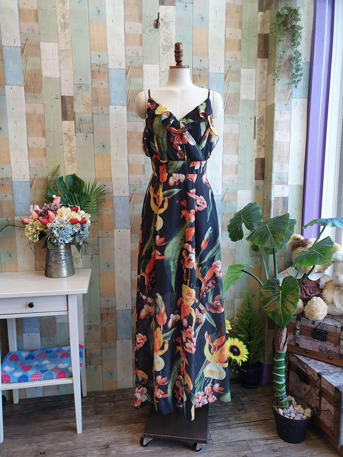 끈롱 쉬폰 원피스 | 세컨웨어