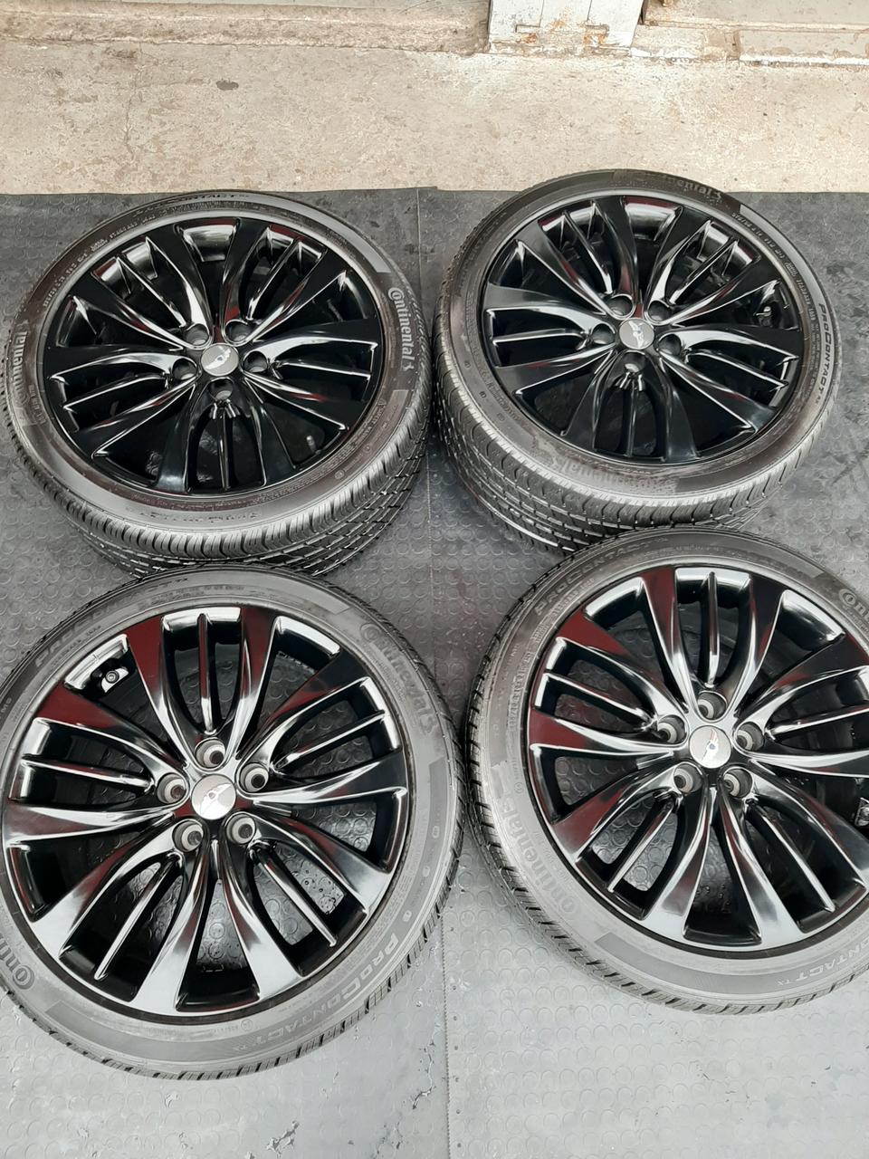 제네시스DH/G80 19인치 블랙휠타이어 | 세컨웨어(헬로마켓)