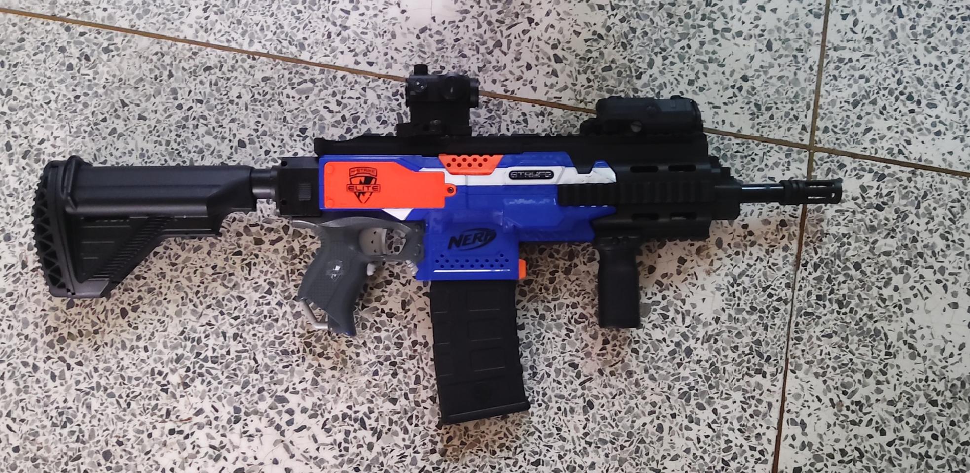 너프건 스트라이프 전용 개조 부품 팝니다 M4 UMP9 | 헬로마켓