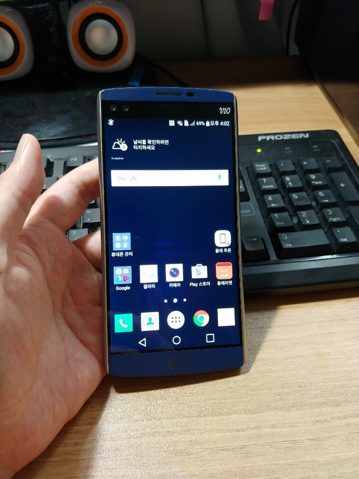 LG V10 64g 블루 F600 정상해지 | 헬로마켓