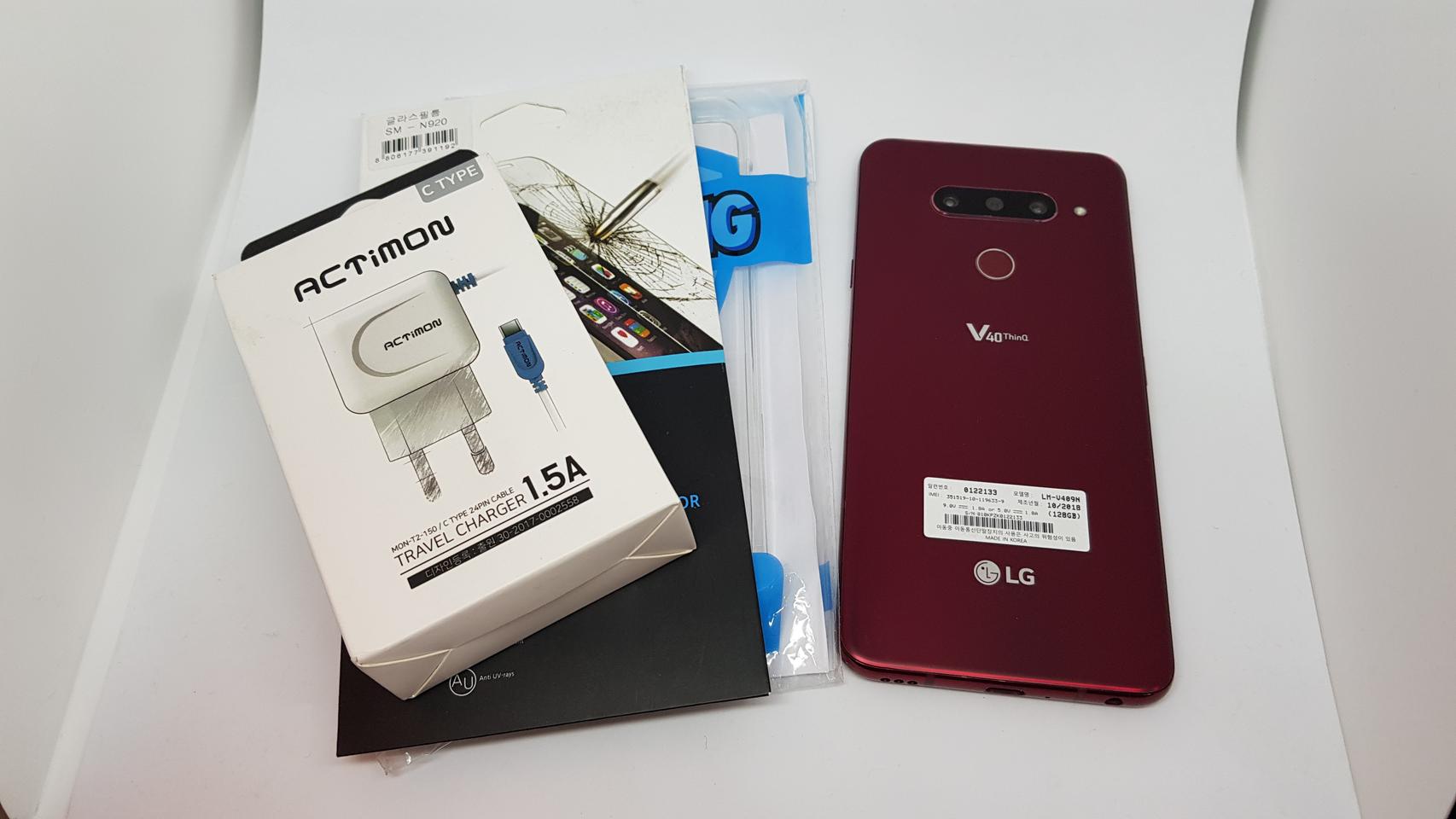 LG V40 버건디 128기가 | 헬로마켓