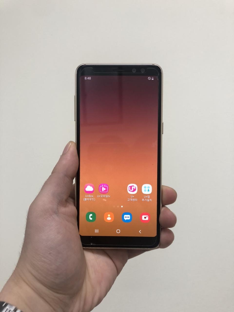 삼성 갤럭시 A8 2018 골드 32G 정상해지 판매... | 헬로마켓