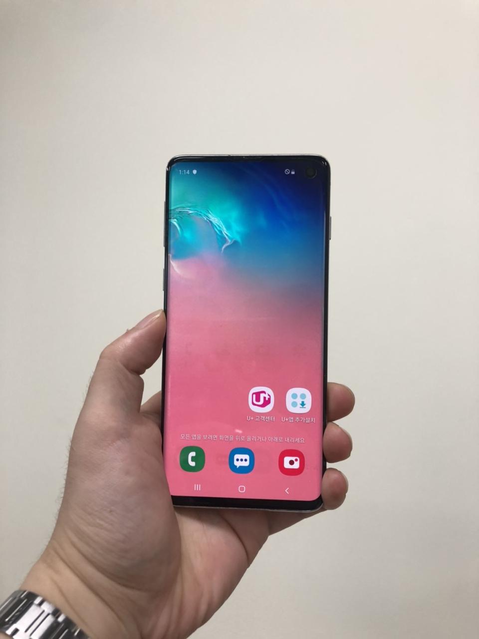 삼성 갤럭시 S10 화이트 128G 정상해지 판매합니다! | 헬로마켓