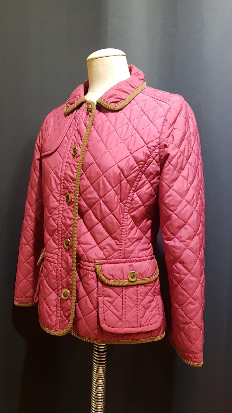 (55)BCBG 비씨비지 정품 핑크 다이아퀼팅 점퍼^^ | 헬로마켓