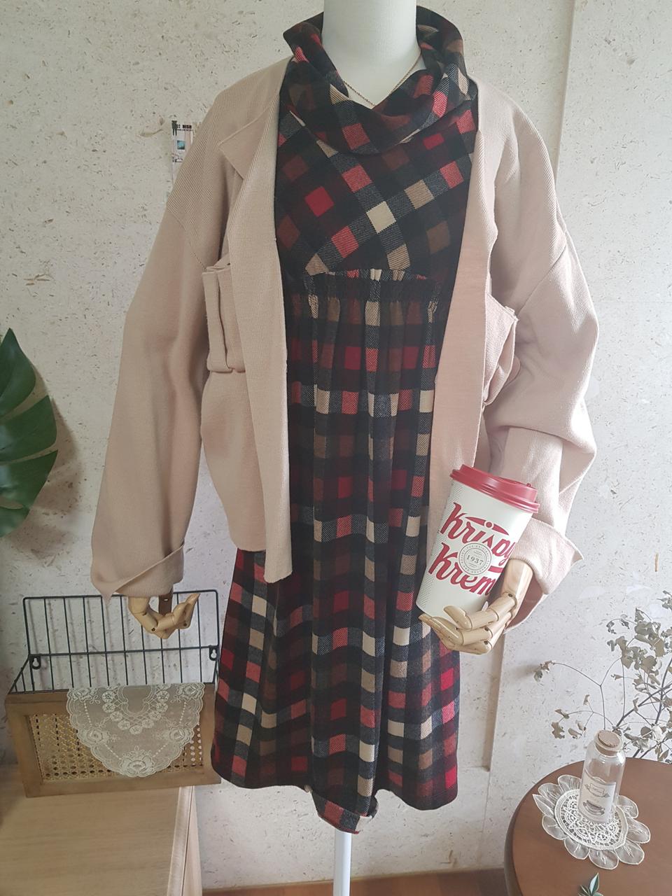 톰보이체크원피스 | 세컨웨어