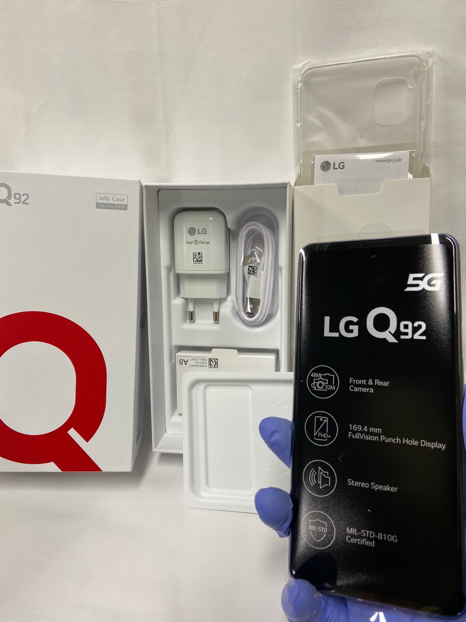 LG Q92 128G 미러티탄 미사용/단순개봉/가개통... | 헬로마켓