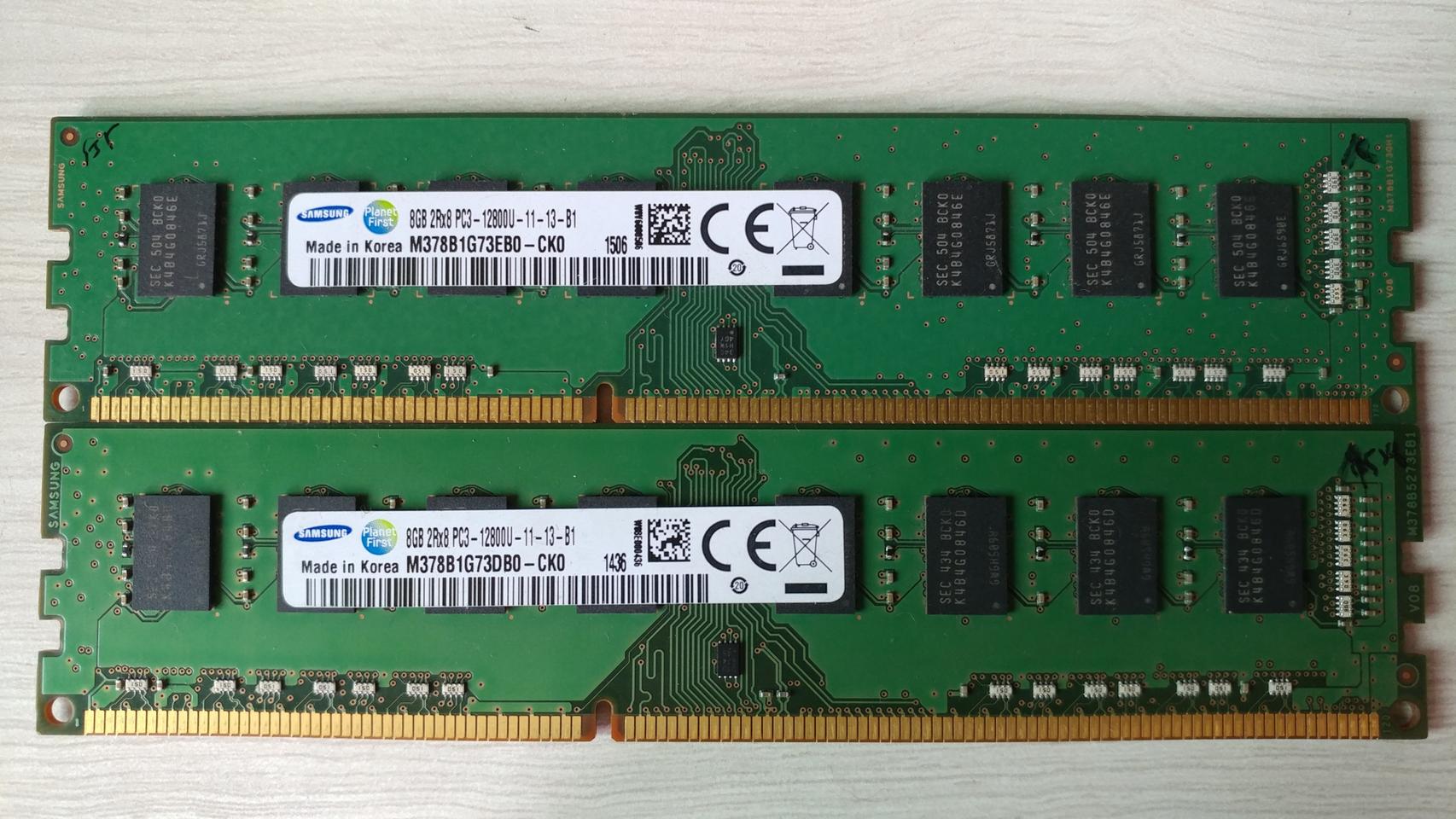 삼성 ddr3 8g x 2개 pc3-12800 총16... | 세컨웨어(헬로마켓)