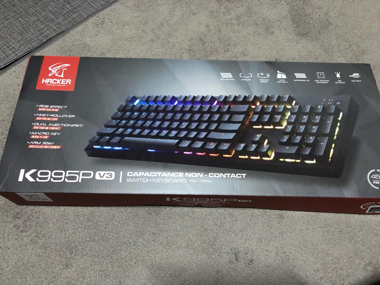 앱코 k995p v3 무접점 키보드 | 세컨웨어