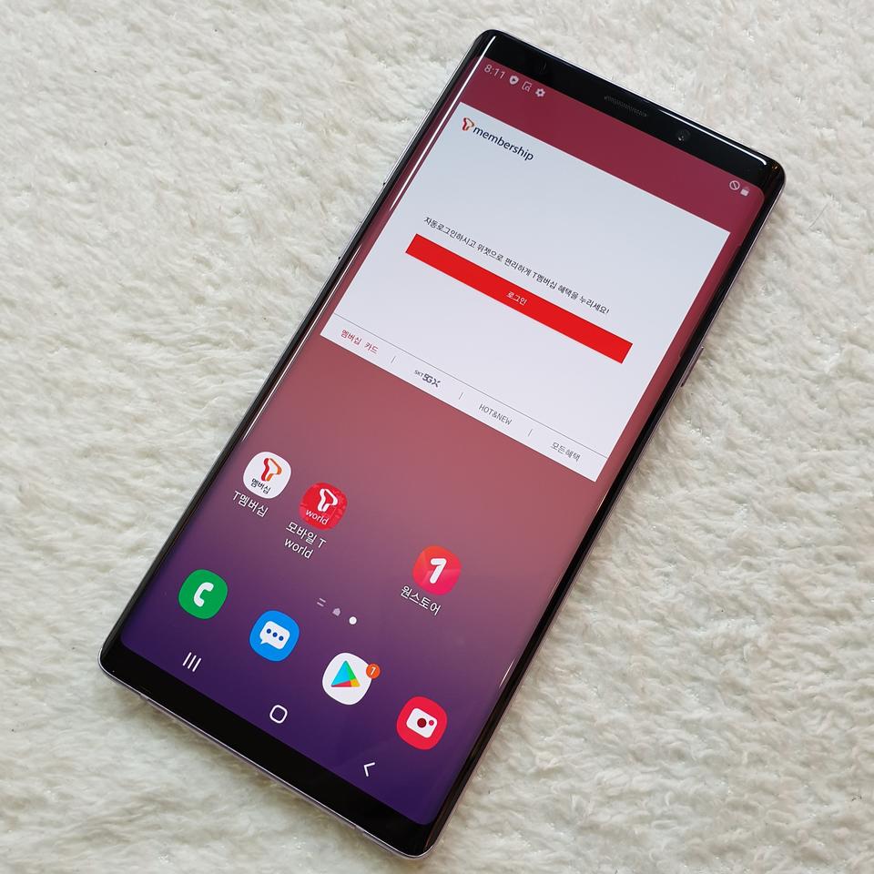 skt 갤럭시 노트9 라일락퍼플 128기가 팝니다 | 세컨웨어(헬로마켓)