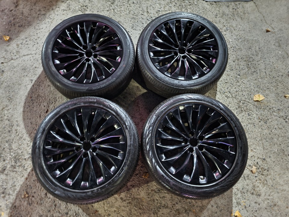 제네시스 EQ900 19인치 유광블랙 순정휠 중고휠타... | 헬로마켓