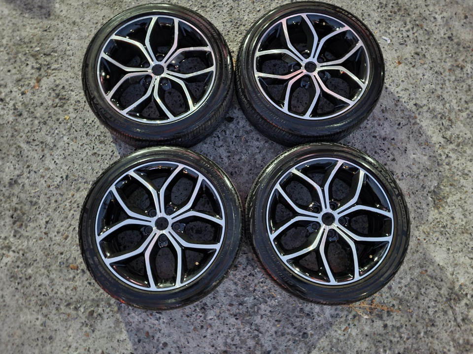 SM5 18인치 플래티넘 순정휠 중고휠타이어 팝니다 | 헬로마켓