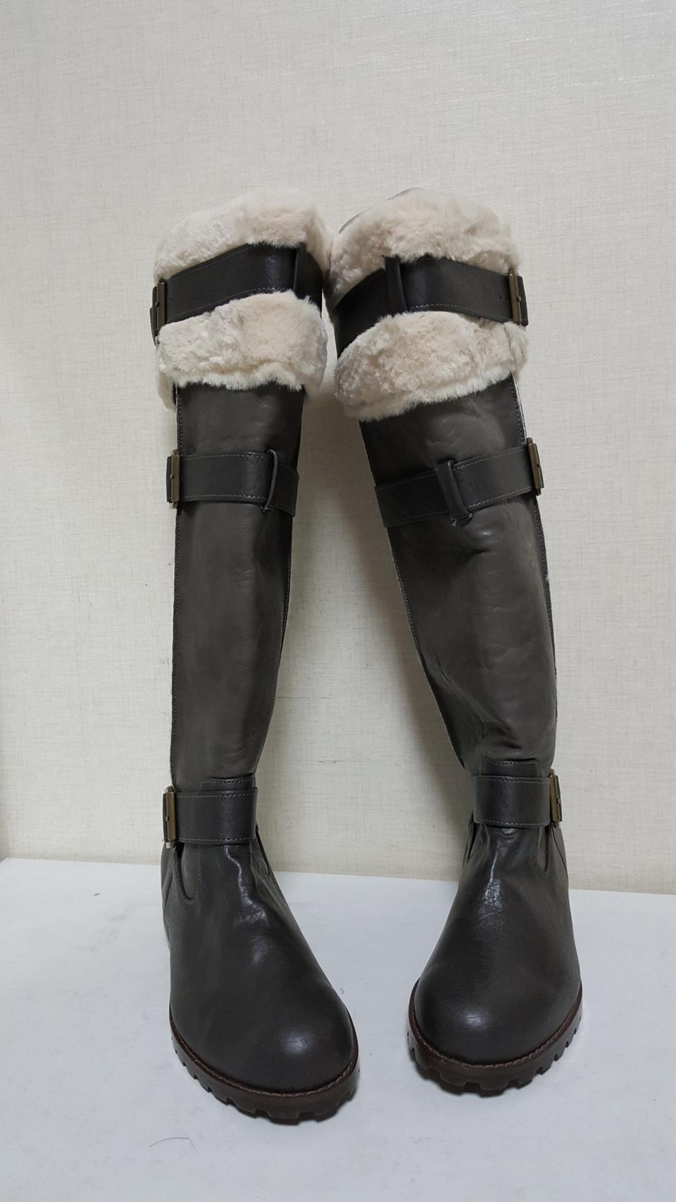 가죽 롱부츠(새상품 230~) | 헬로마켓