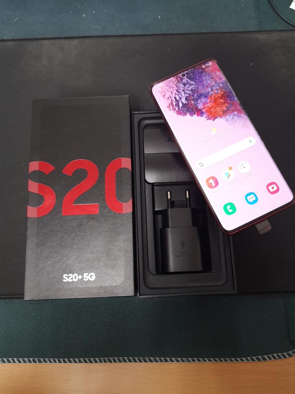 KT A급 갤럭시 S20플러스 레드 2월개통 풀박스 ... | 헬로마켓