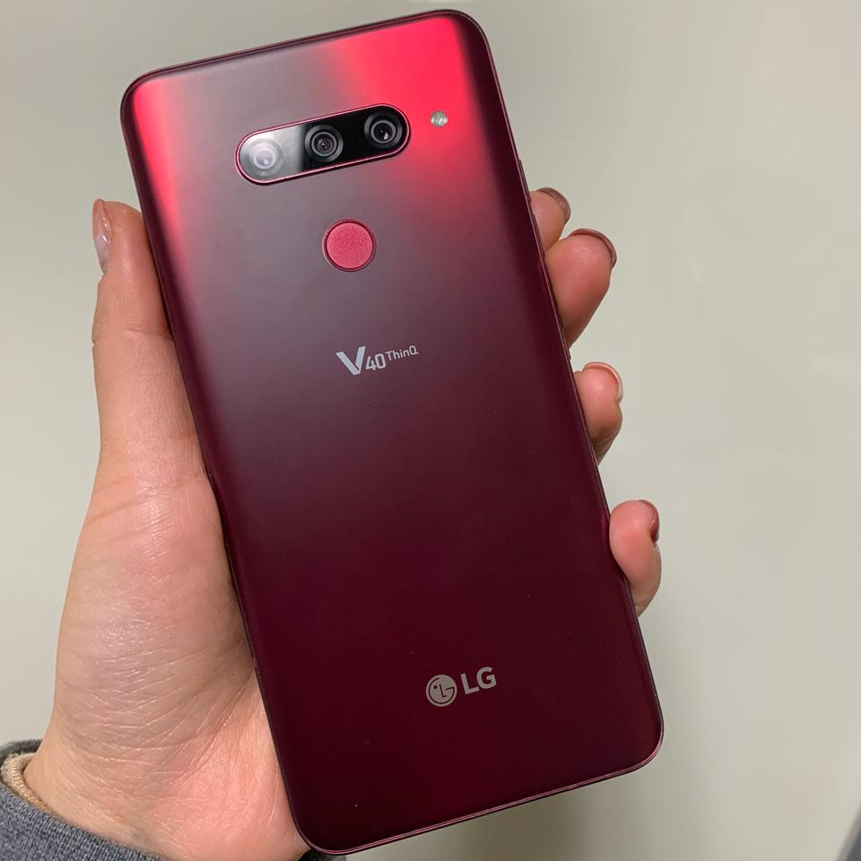 A급! LG V40 레드 128G | 헬로마켓