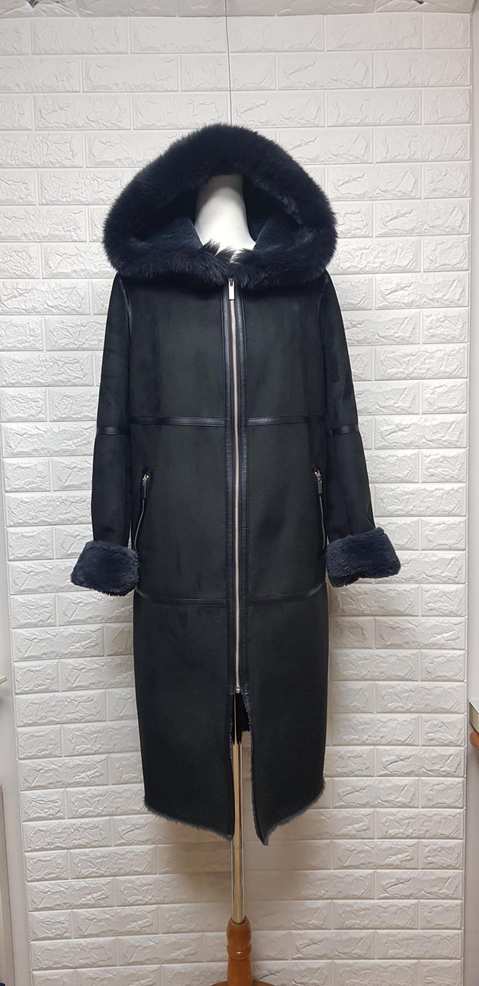 Lio Bell 여우털 후드 롱 무스탕 66 | 헬로마켓