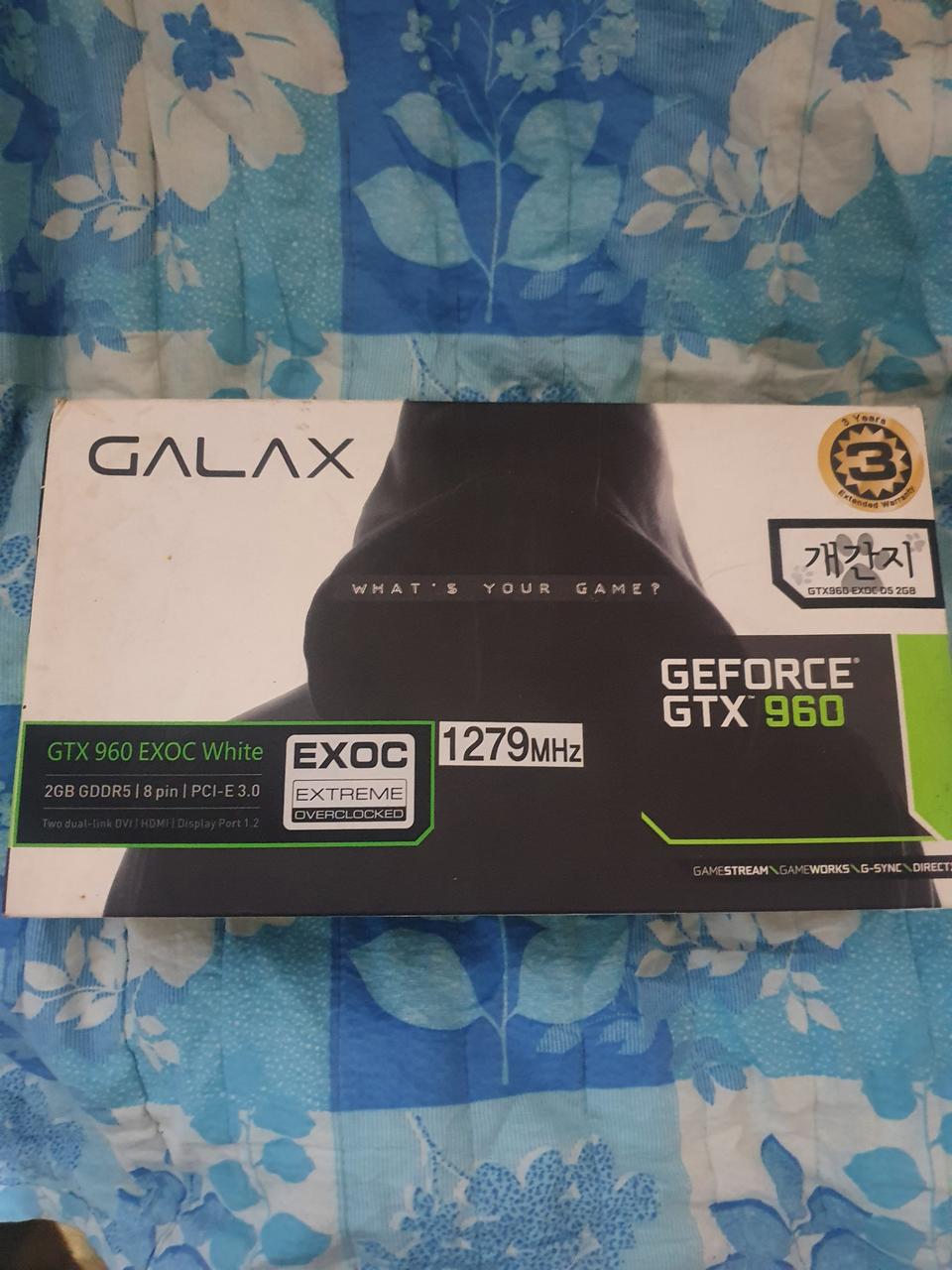 GALAX GTX960 EXOC 2G화이트 개간지 | 세컨웨어