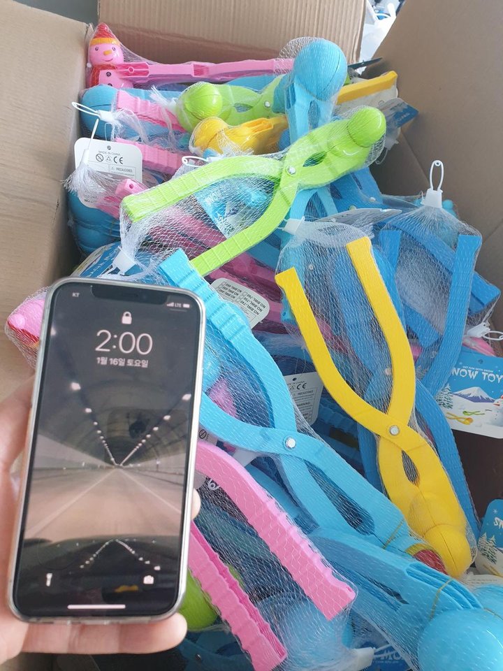 눈오리집게 눈사람집게 새상품 헬로마켓