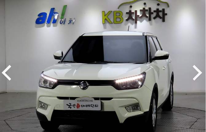 쌍용 티볼리 5인승 가솔린 1.6 2WD VX | 헬로마켓