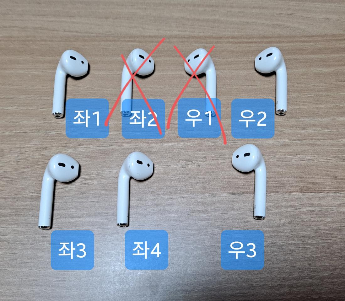 [로체s님 결제용] ⭐정품⭐ 에어팟 2세대 왼쪽, 오... | 헬로마켓