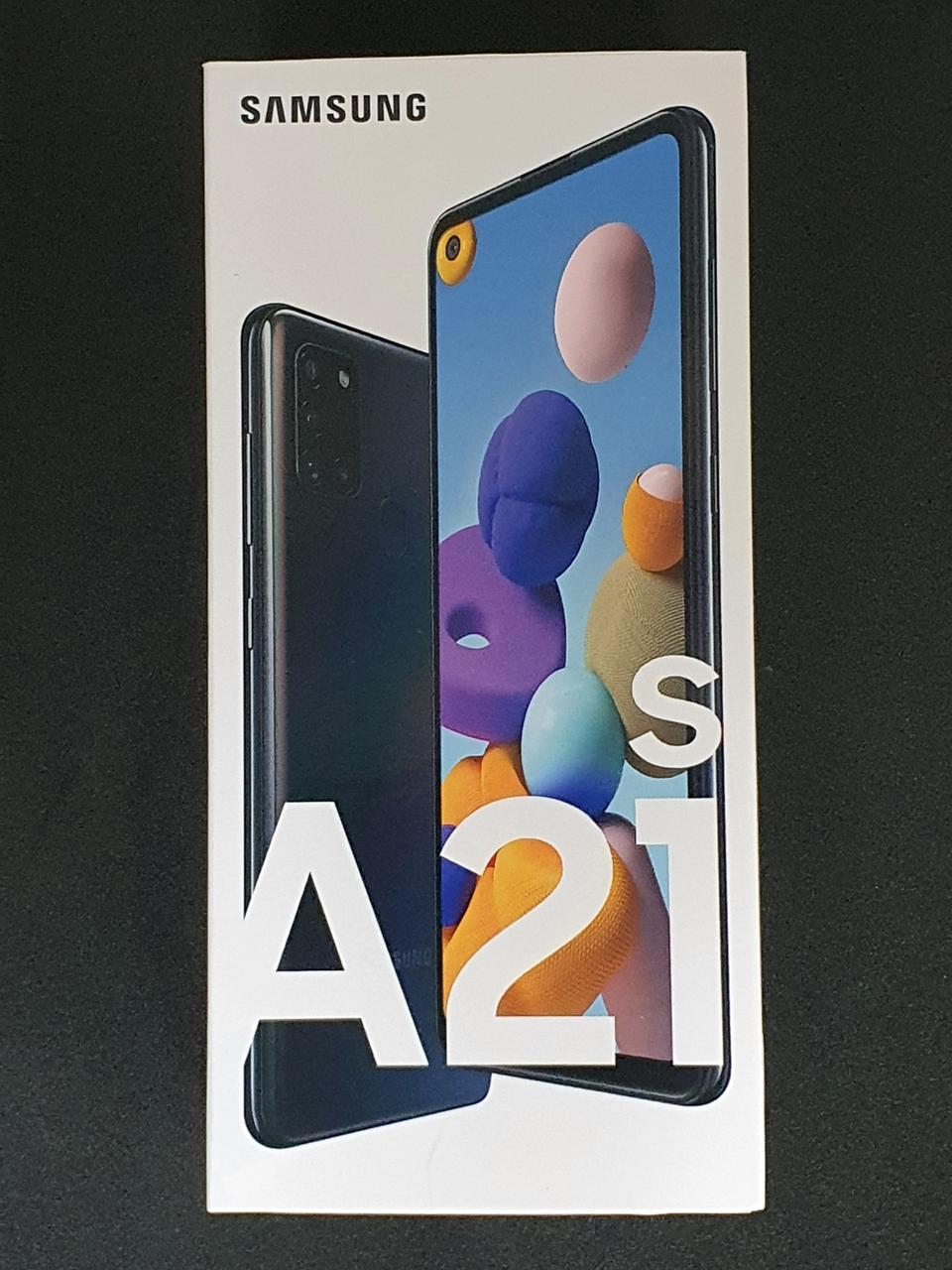 새상품미개봉_ 갤럭시_A21S_32G_블랙_구성품4종 | 헬로마켓