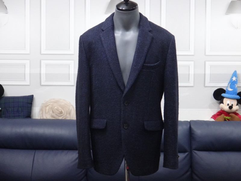 (105호) TNGT 남성 네이비 모직 슬림 자켓 | 헬로마켓
