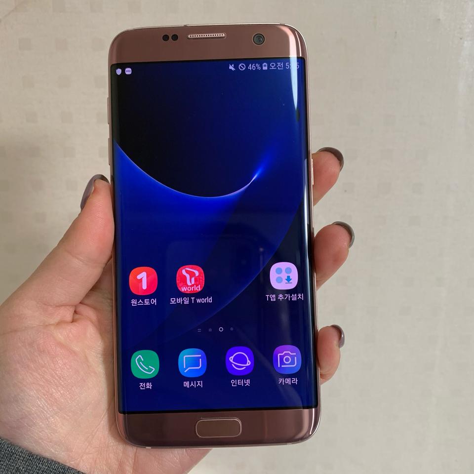 갤럭시s7엣지 핑크 32G | 헬로마켓