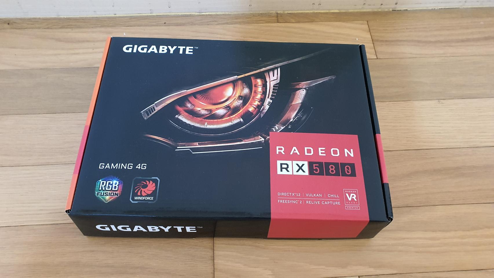 rx580 4gb 기가바이트 풀박스! | 헬로마켓