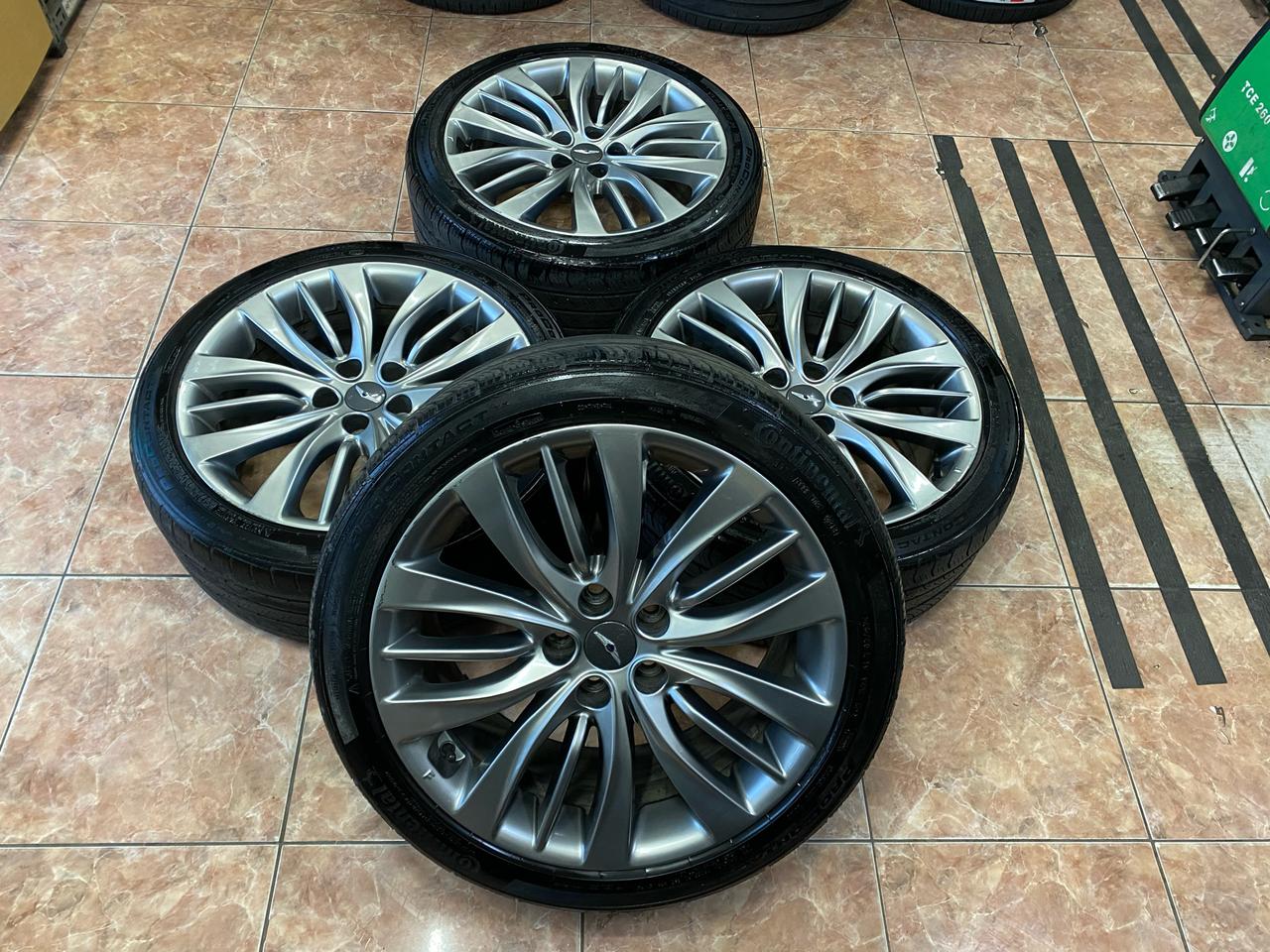 제네시스DH,G80 19인치 순정휠타이어 팝니다 | 헬로마켓