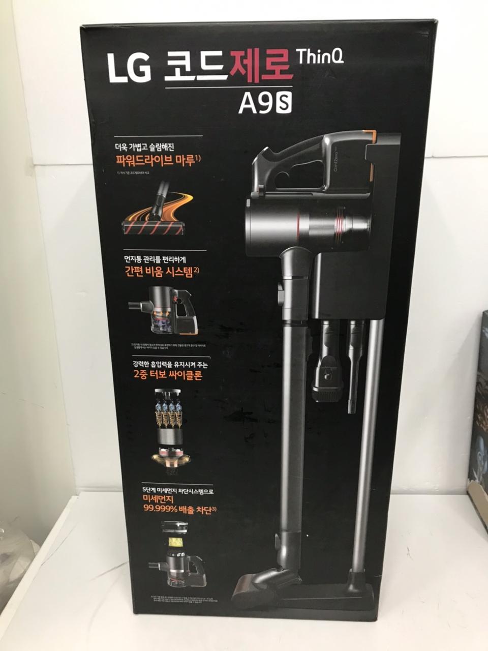 LG전자 A9S 코드제로 무선청소기 A9370IK 미사용 | 세컨웨어