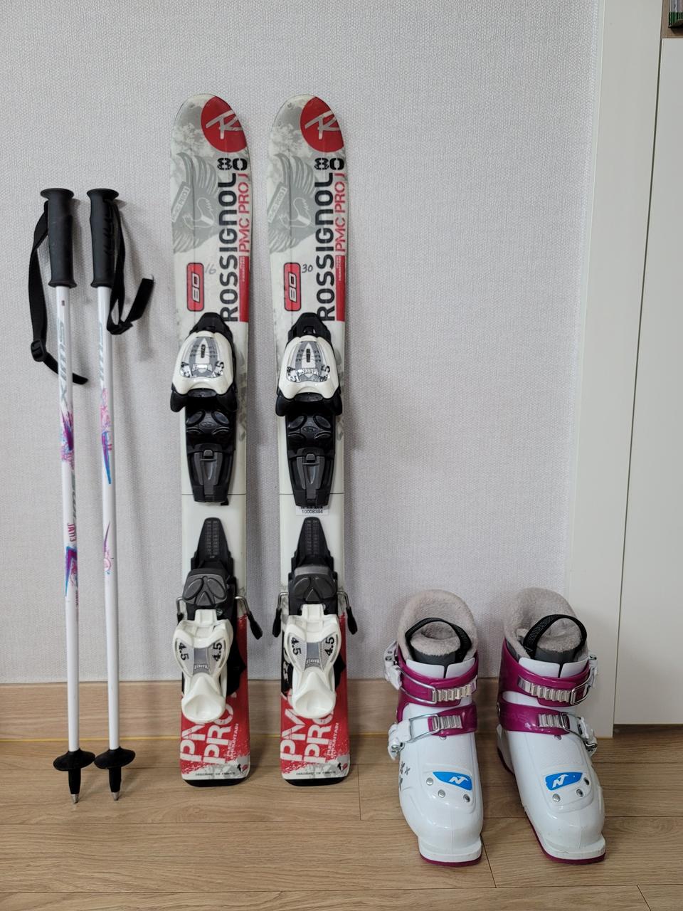 유아용 스키세트 팝니다. 스키80cm | 세컨웨어(헬로마켓)