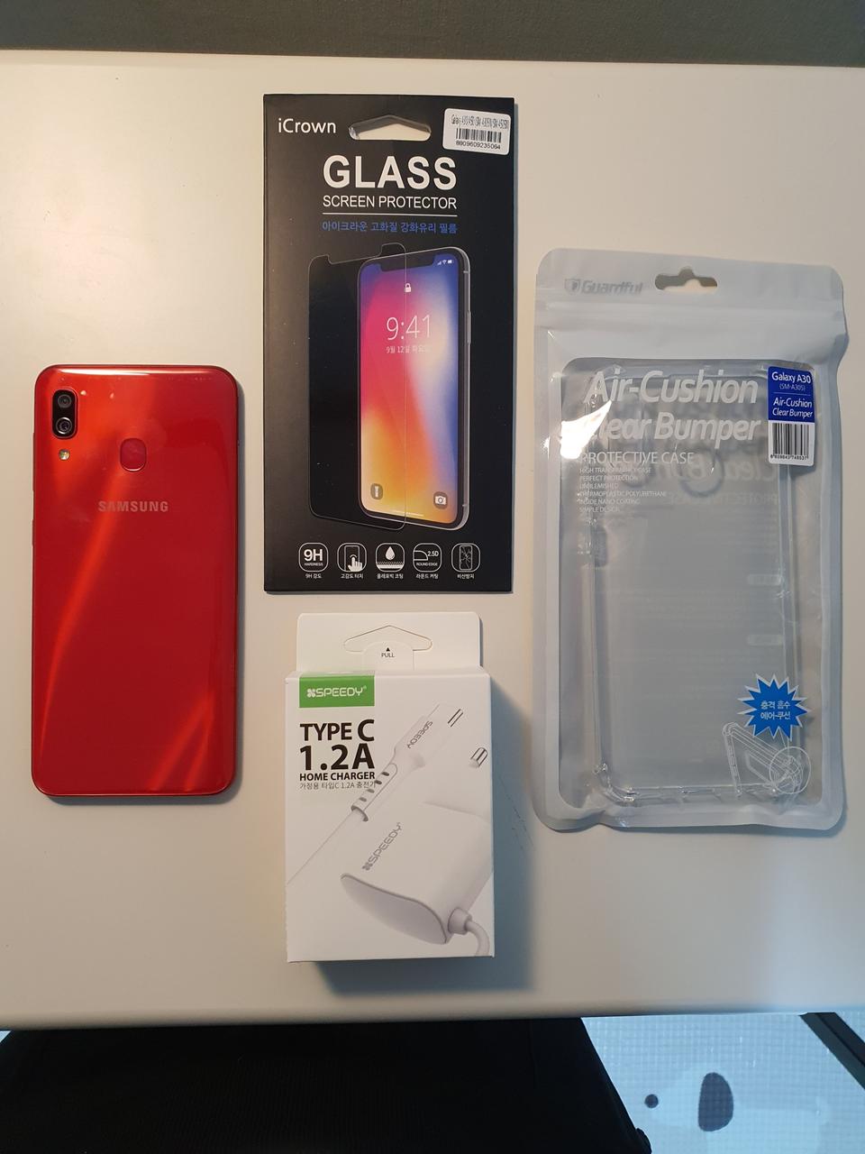 [풀구성o] 갤럭시A30 32G 레드 판매합니다! | 헬로마켓