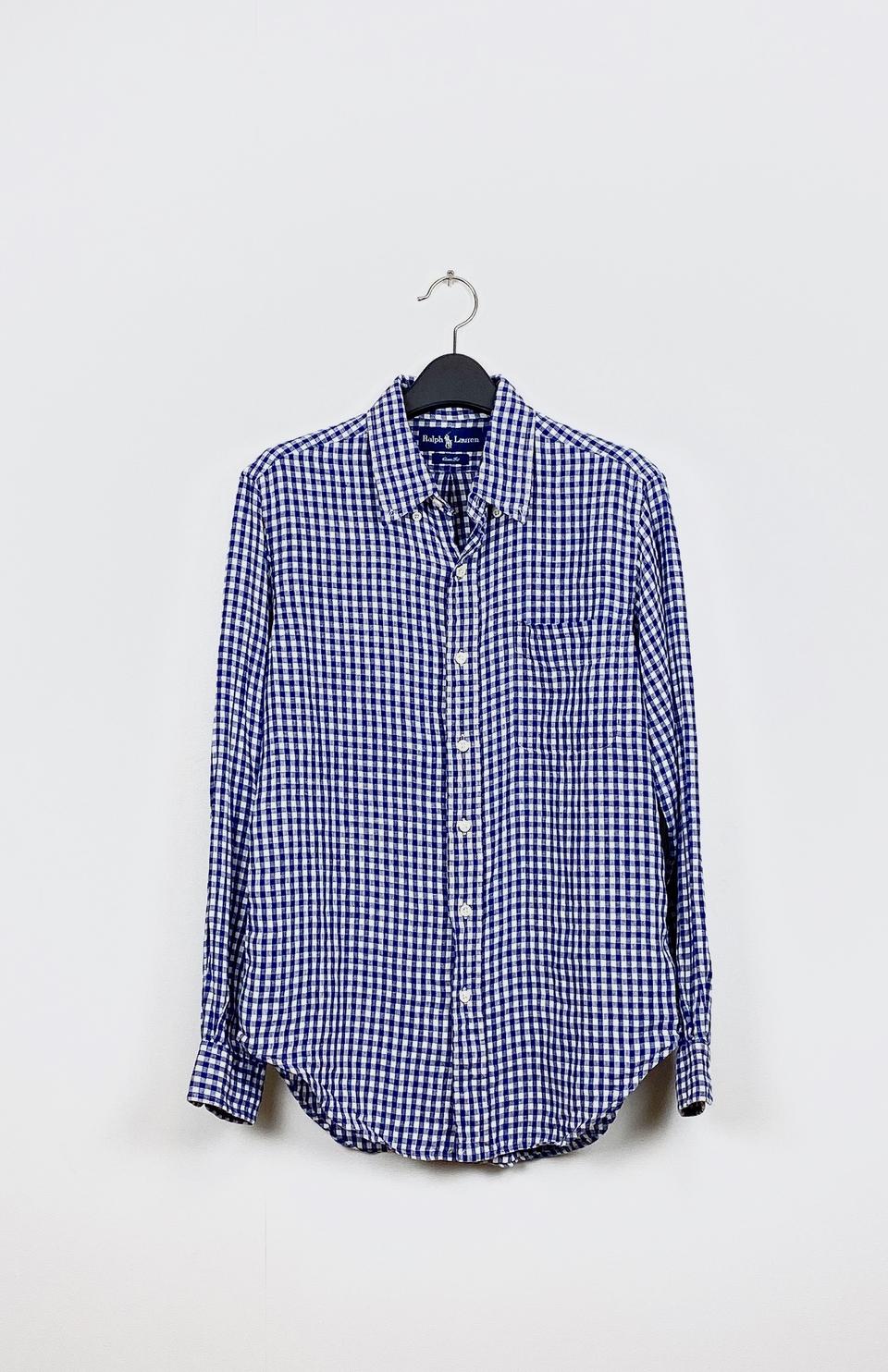 폴로 린넨 체크셔츠 (95~100) | 헬로마켓
