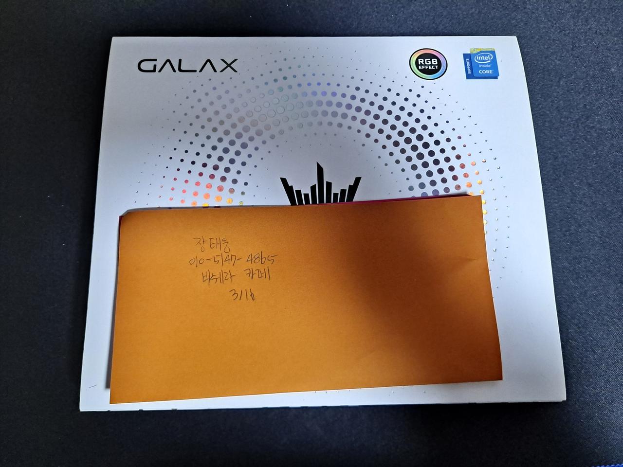 갤럭시 HOF 램 3600 CL17 8*2 팝니다. | 세컨웨어