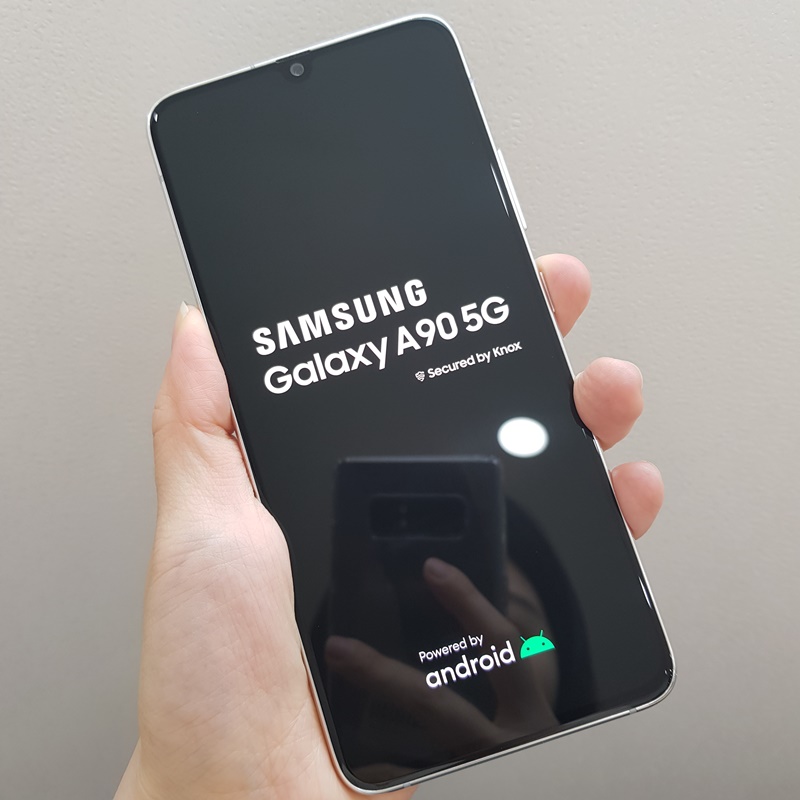 A908 갤럭시 A90 5G 화이트 128GB LG ... | 헬로마켓