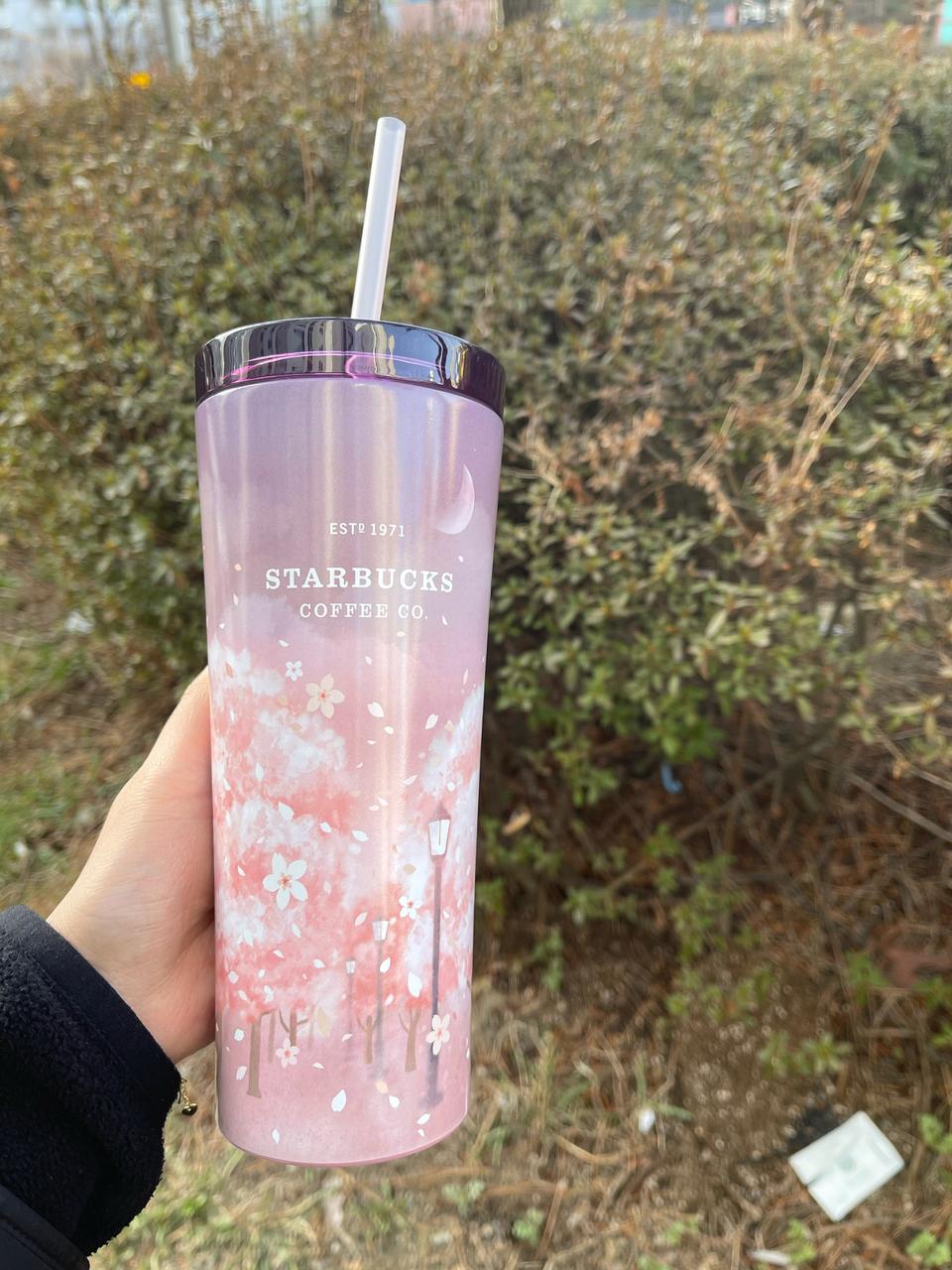 (정가판매)스타벅스MD SS 벚꽃길파인니콜드컵473ml | 헬로마켓